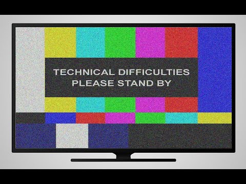 TELEVISION TV TECHNICAL /SIGNAL INTERRUPTION/ DIFFICULTIES 2023