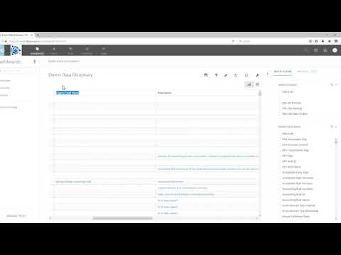 Trimble's Domo Data Dictionary