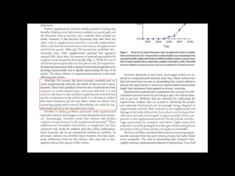 Journal of Neuroscience: No More Supplemental Material