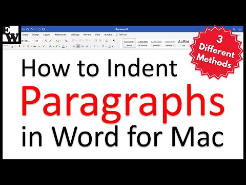 How to Indent Paragraphs in Word for Mac (3 Methods)