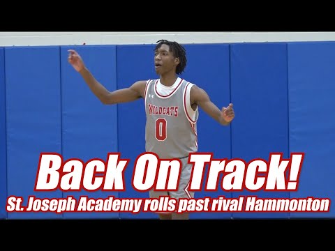 St. Joseph Academy 63 Hammonton 42 | HS Boys Basketball | Jameer Gordon 23 Points!