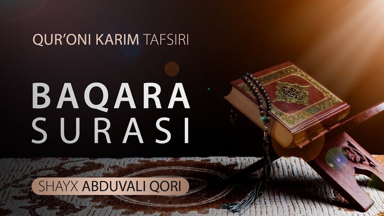 Baqara surasi 209 213 oyatlar tafsiri Abduvali Qori Бақара сураси 209 213