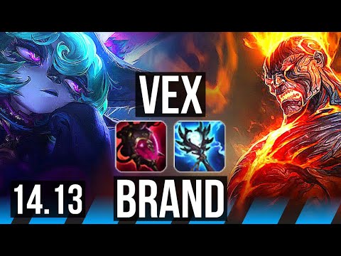 VEX vs BRAND (MID) | 10/2/7, Rank 8 Vex | VN Grandmaster | 14.13