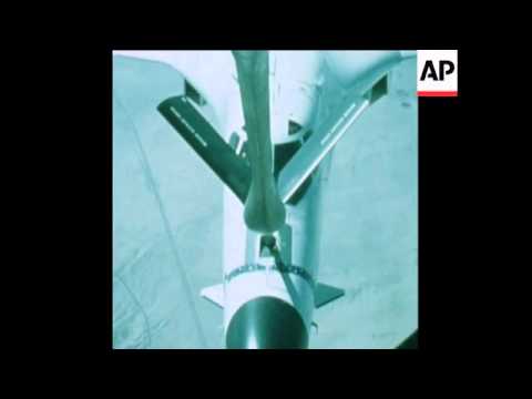 SYND 27 3 75 TEST FLIGHT OF AMERICAN B1 BOMBER PLANE