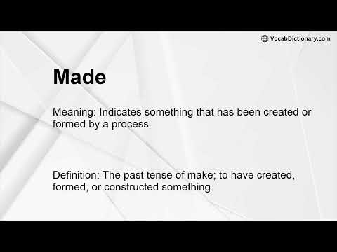 Made Meaning