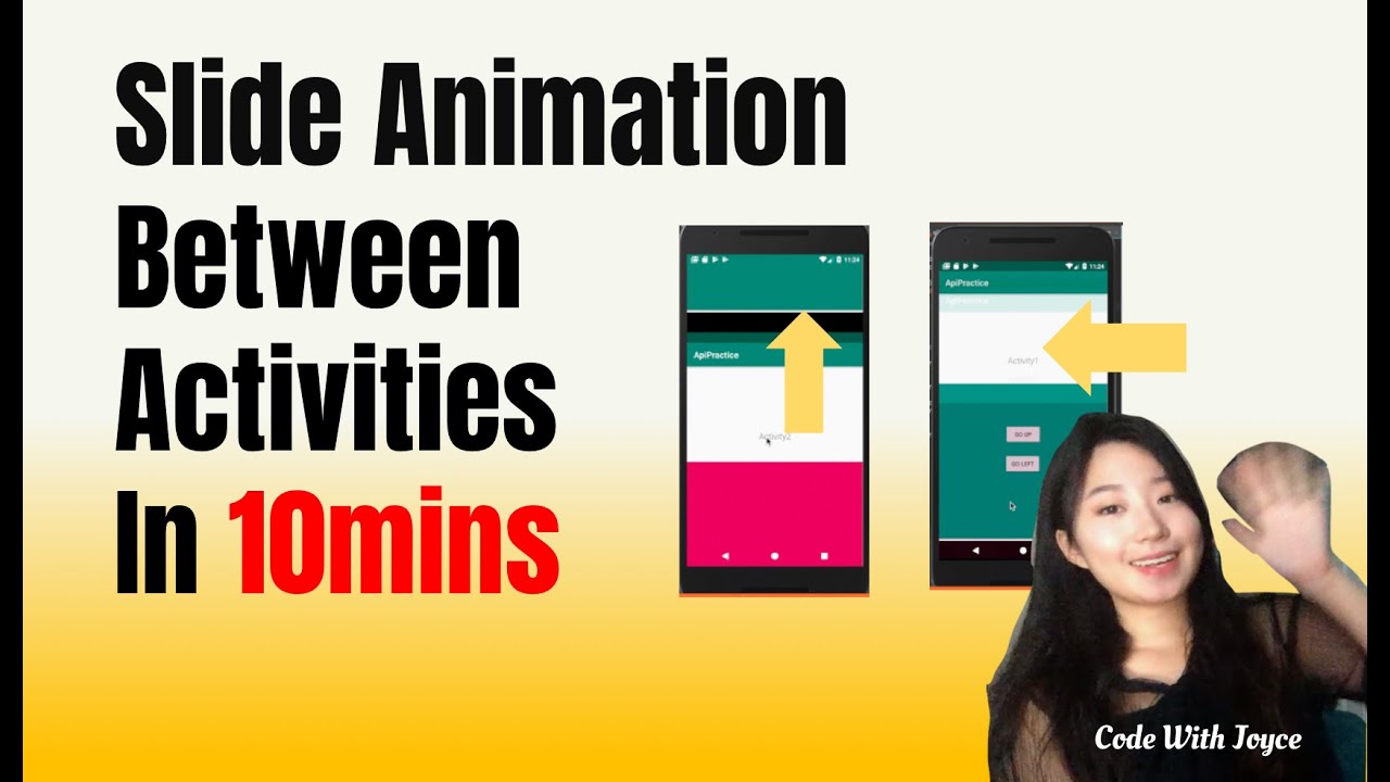 Slide Animation Between Activities - Android Studio Quick Tips (in 10mins)