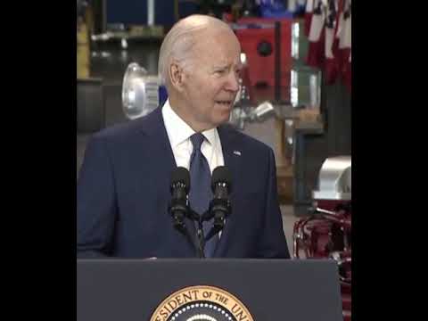 'Let me start with two words - Made in America': Biden's economy speech gets off to a rocky start