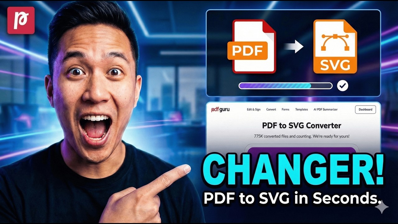Convert PDF to SVG Instantly — No Downloads Required