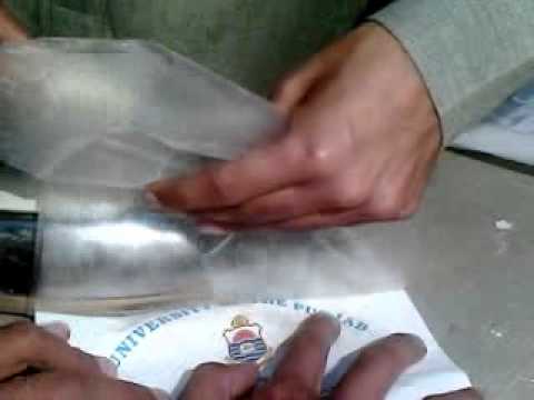 De lamination of a document 02