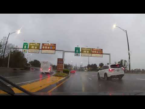 Driving Through Terminal B at Orlando International Airport - Florida