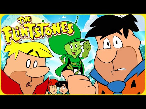 The Flintstones meet The Great Gazoo.