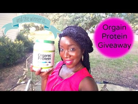 The winner is... || Orgain protein powder