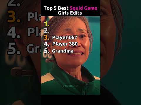 Top 5 Best Squid Game 2 Girls Edits  #squidgame2 #squidgame #edit