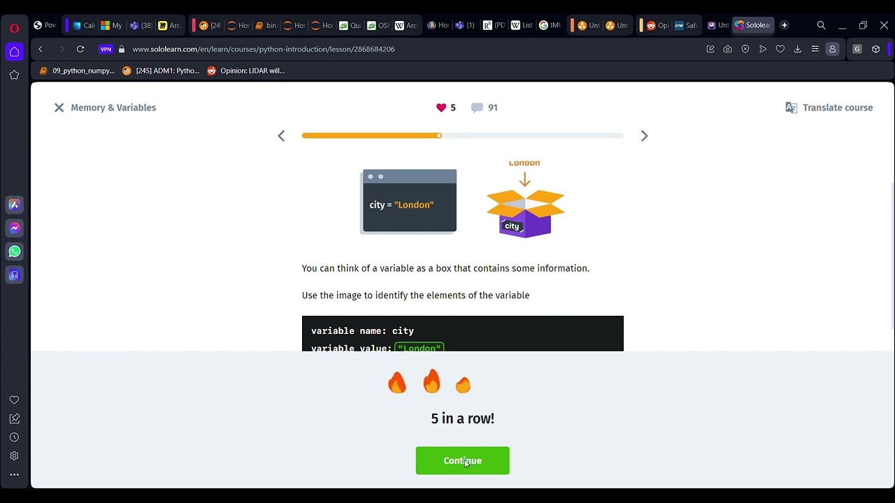 03 Memory & Variables| Introduction to Python | Sololearn