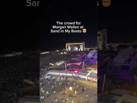 CAN ANYONE DRAW THE CROWDS MORGAN WALLEN DOES? 🤔 #concert #fortnash 🎥: @morganfromorangebeach (TT)