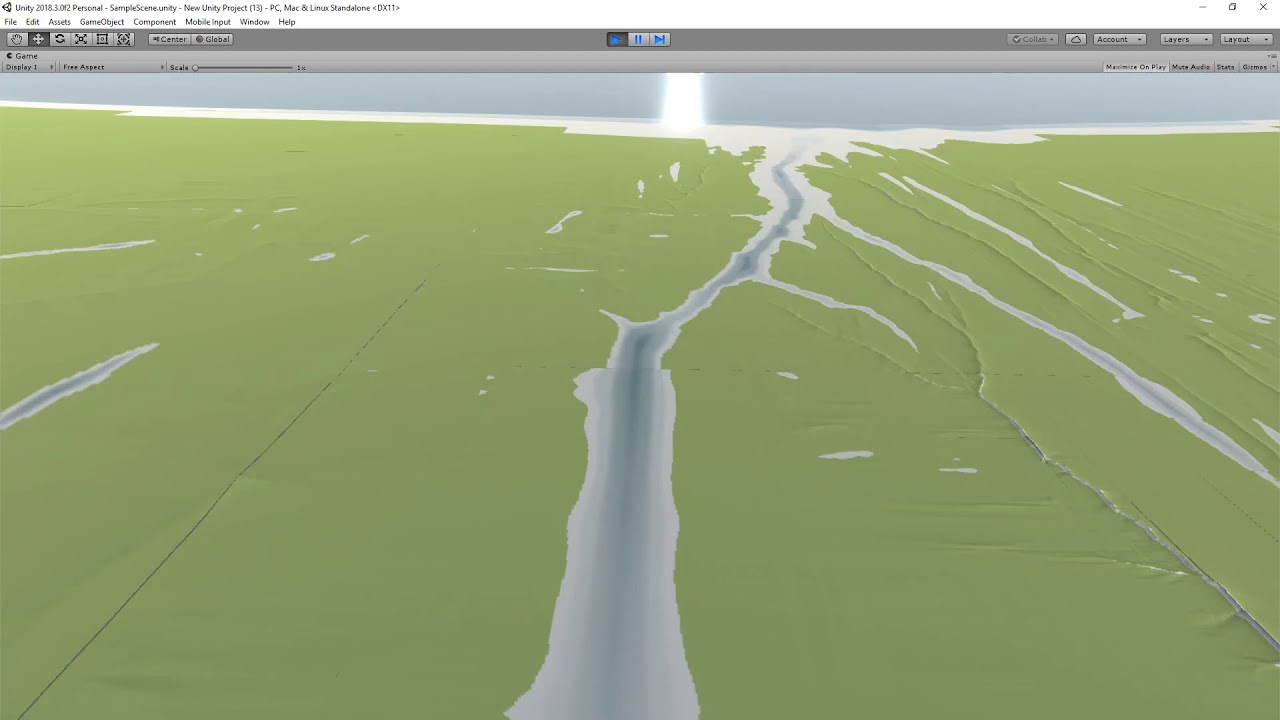 Terrain generation in Unity: Beautiful rivers as far as the eye can see?