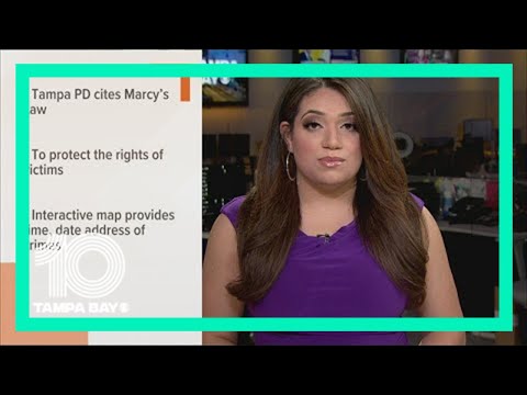 Tampa police disable interactive crime map because of Marsy's Law