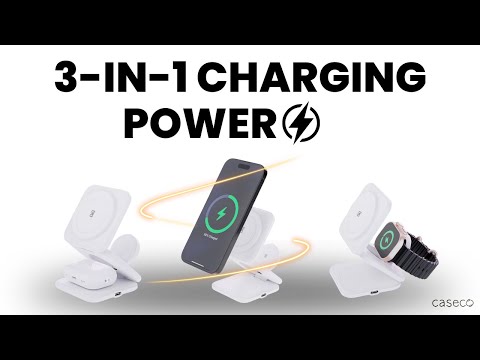 Best 3-in-1 MagSafe Charging Station in 2024 for iPhone, Apple Watch, & AirPods | CASECO