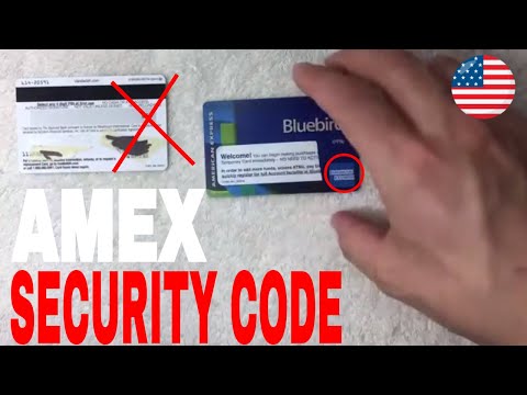 ✅  How To Find Security Code Amex American Express 🔴