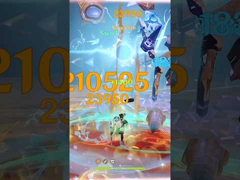 I Tried kazhua Plunge Dps With Cloud Retainer #genshinimpact #genshin