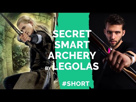 SECRET smart ARCHERY by Legolas #short