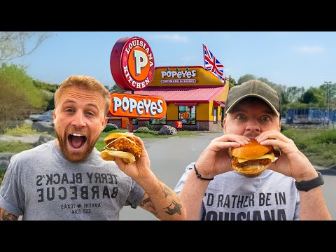 Two Brits try Popeyes for the First Time