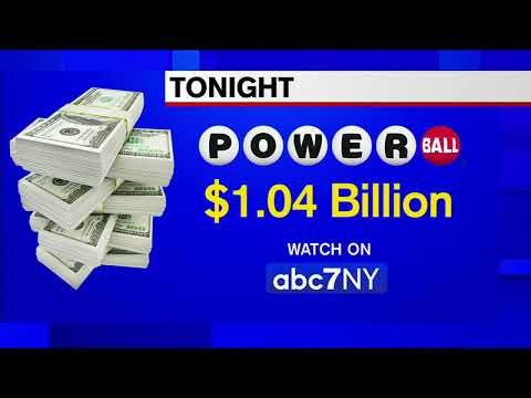 Powerball jackpot up to $1.04B for tonight's drawing