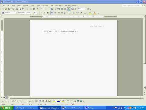 APA Cover Letter