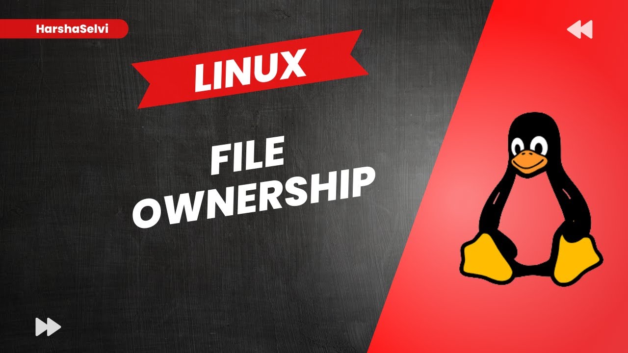 Linux File Ownership | Tamil | HarshaSelvi