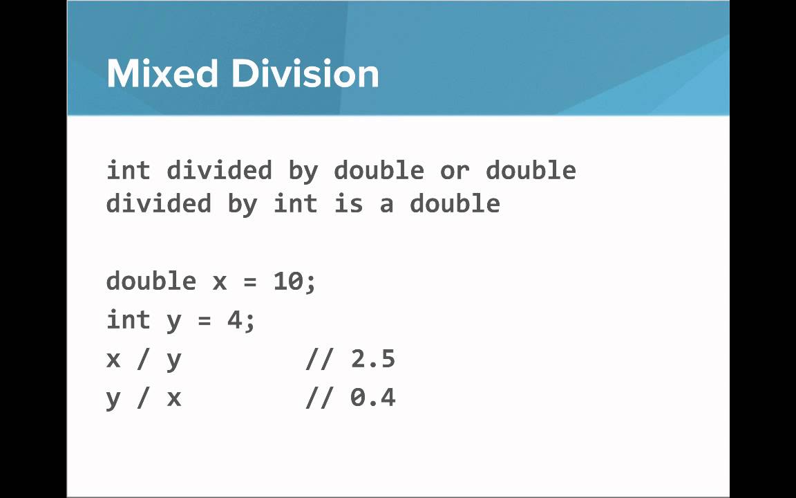 AP Java - Basic Math