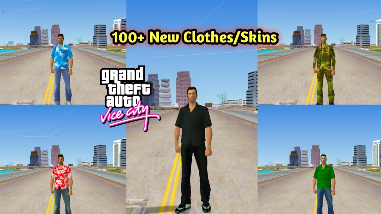100+ New Clothes/Skins 1 - GTA: Vice City