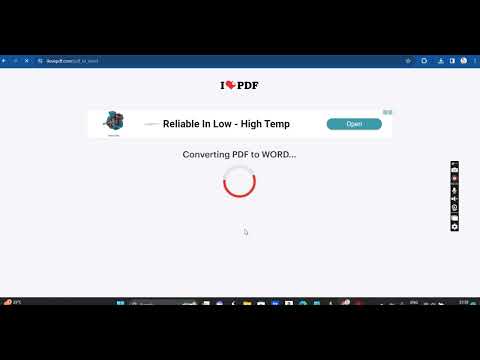 convert pdf to word free online using #ilovepdf #pdftoword #pdftowordconverter