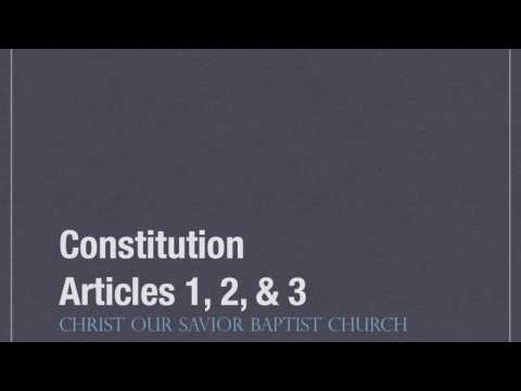 02 Articles 1, 2, and 3 - Name, Purpose, and Statement of Faith