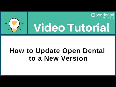 QuickTip: How to Update Open Dental to a New Version