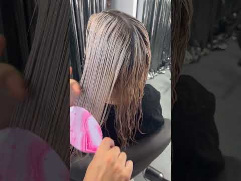 How to tone your hair in sections with Supernova Blonde Toning Leave-in Foam