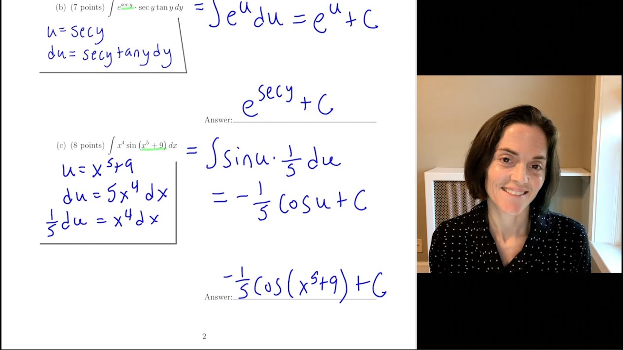 Calculus I: Test 2 Review (First Sample Test)
