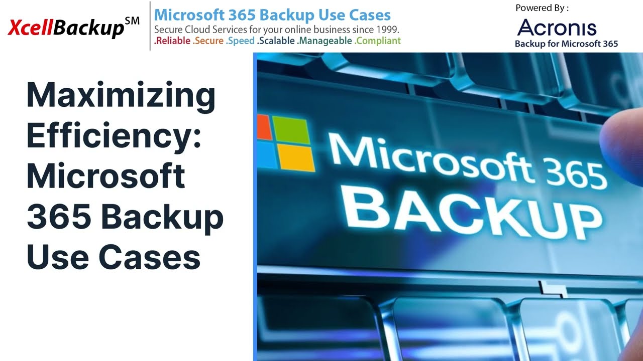 Maximizing Data Protection with Microsoft 365 Backup: Key Use Cases  #Microsoft 365 Backup