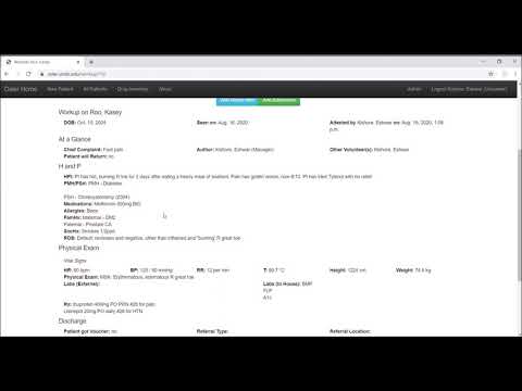 Viewing Prescription Orders in Chart