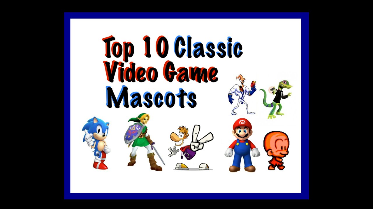 Top 10 Classic Video Game Mascots