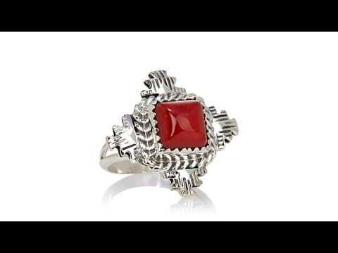 Chaco Canyon Southwest Gemstone Navajo Ring