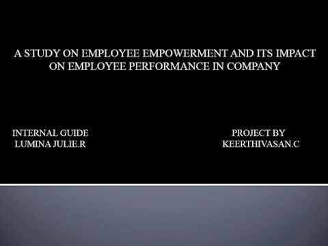 Employee Empowerment and impact on Employees performance