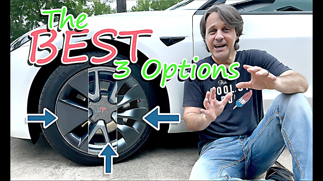 The BEST Wheel Cover options for a Tesla Model 3