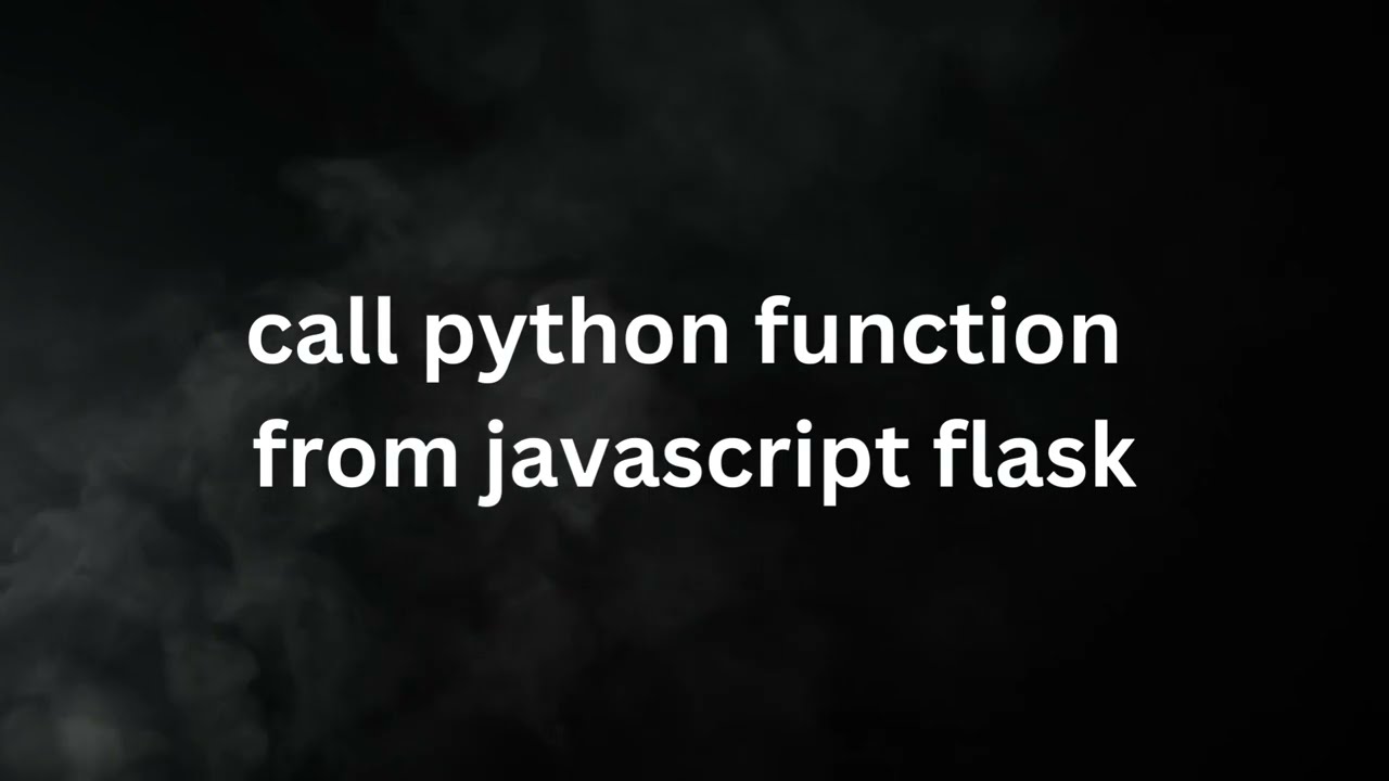 Flask - Calling python function on button OnClick event