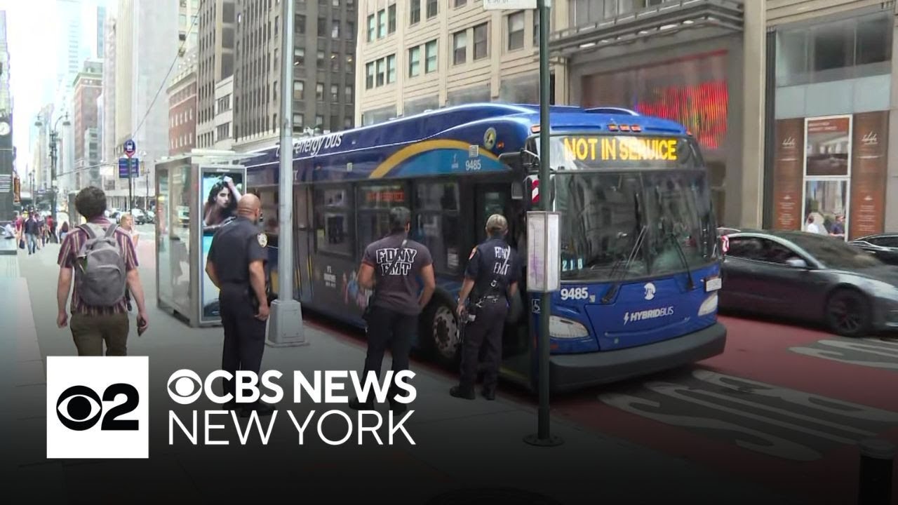 Passenger punches NYC bus driver in Midtown