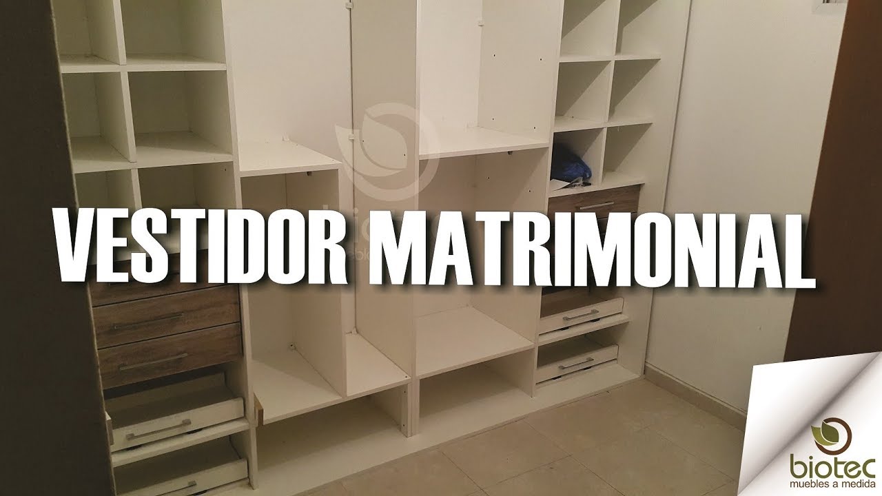 Vestidor Matrimonial color blanco/roble escandinavo/White/Scandinavian Oak Matrimonial Dressing Room