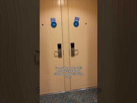 Oasis of the Seas’ Oceanview Balcony Stateroom Tour #royalcaribbean #cruise #cruiselife #stateroom