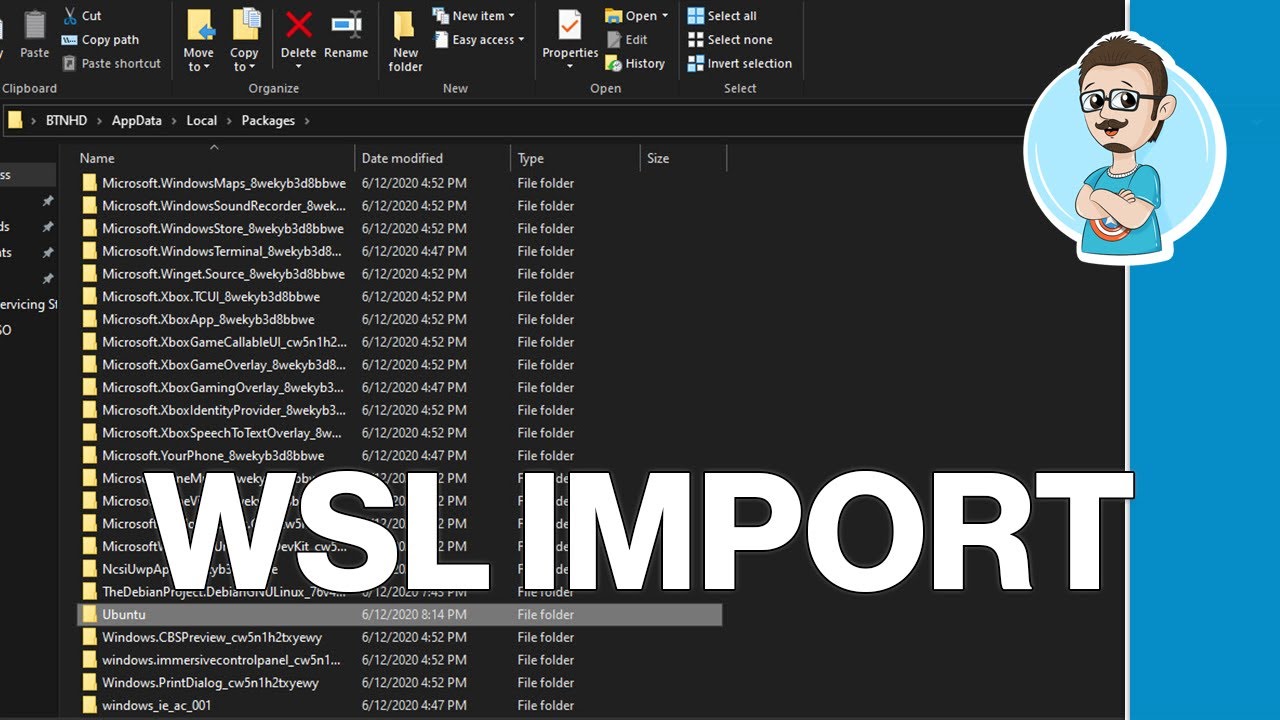 Import Windows Linux Subsystem Image!