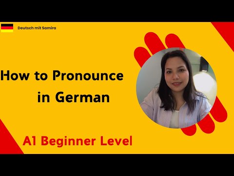 How to pronounce in German? - die Aussprache (German Pronunciation Rules) Part-I