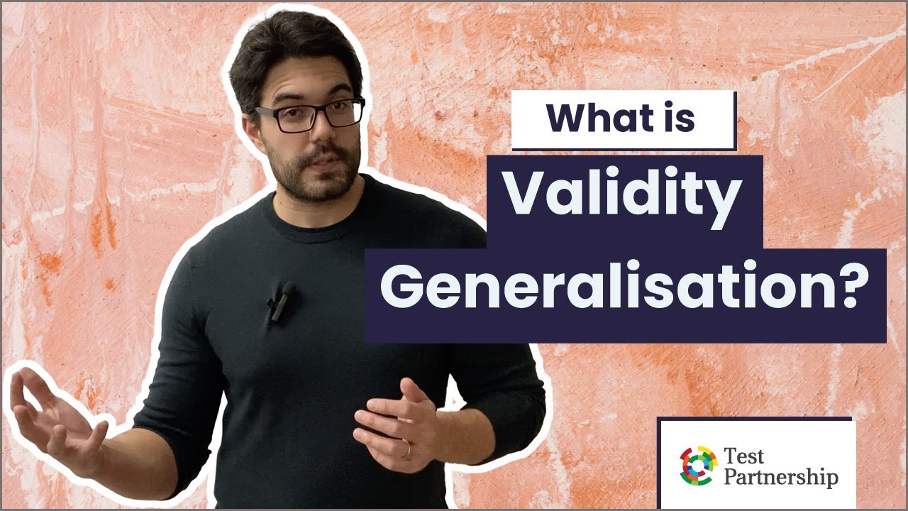 What is Validity Generalisation?