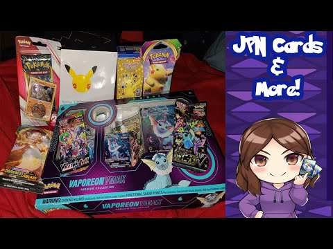 Japanese Cards & Celebrations ETB & Vaporeon VMAX | Pokémon TCG